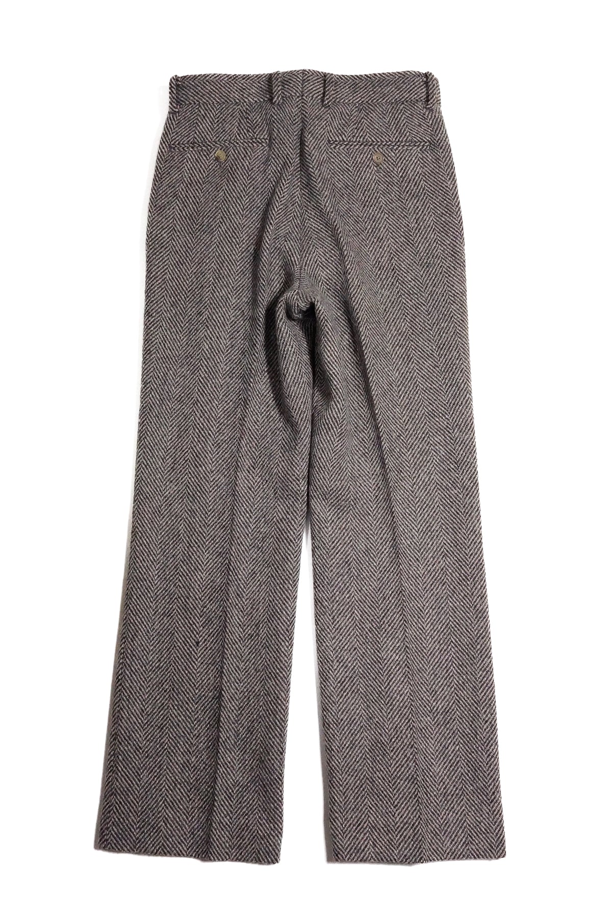 AURALEE「LAMA SHETLAND WOOL TWEED SLACKS / KHAKI TWEED」 – SISTER